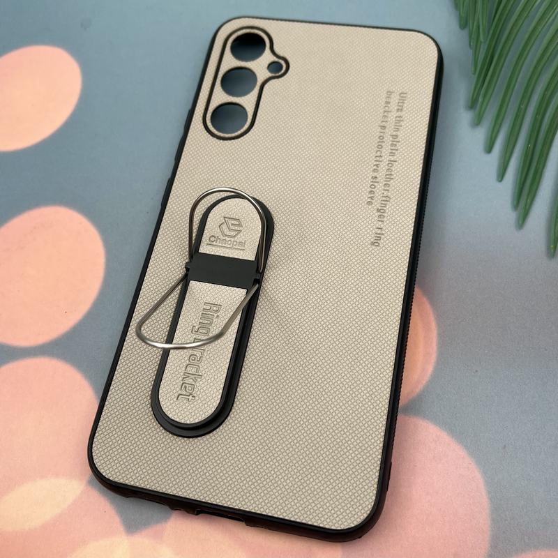 قاب گوشی Galaxy A34 سامسونگ سیلیکونی Ring Bracket استندشو فلزی برجسته ...